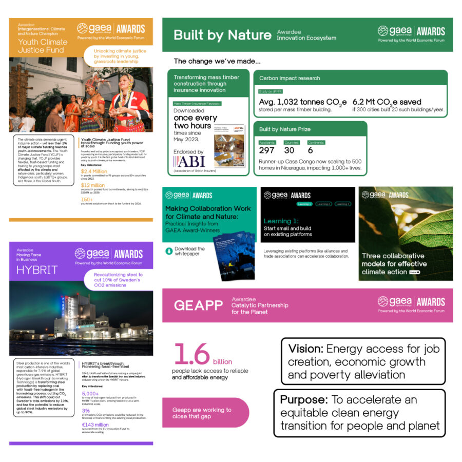 Launching the GAEA Awards on the world stage and shining a spotlight on ...